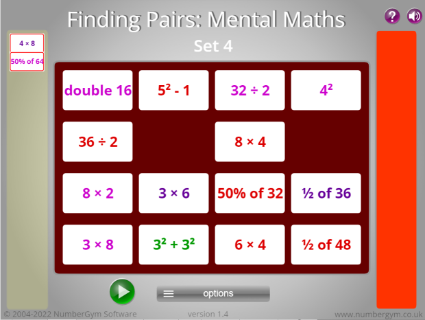 NumberGym Maths Home